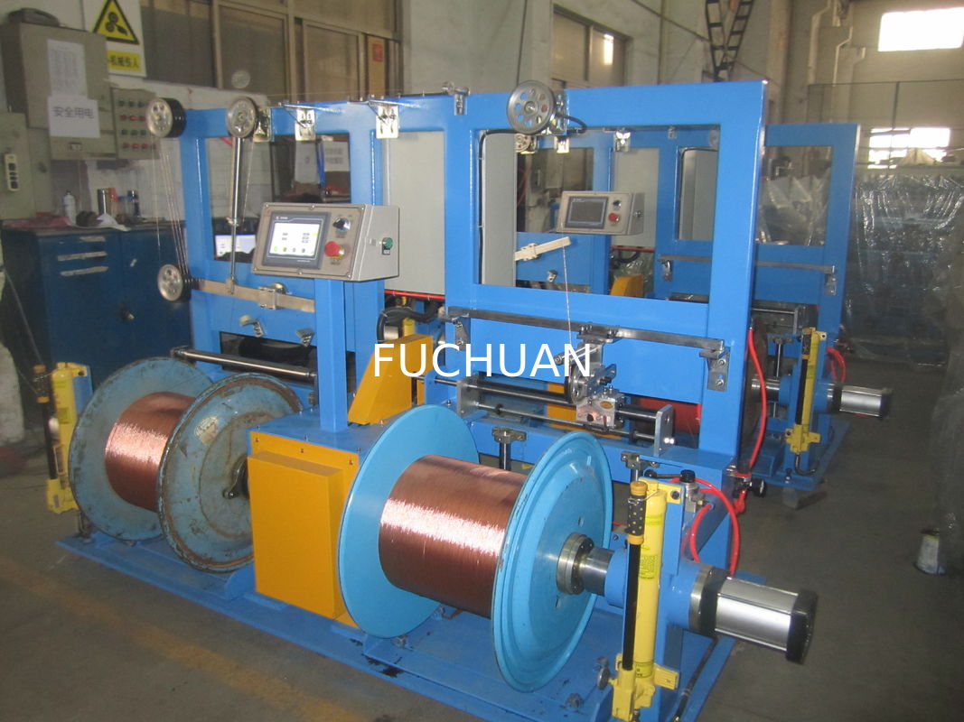 630mm Double Shaft Wire Bunching Machine Active Type Right Hand Direction