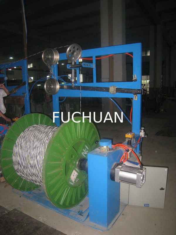 Pay Off Electrical Core Wire Bunching Machine Single Shaft Active Type