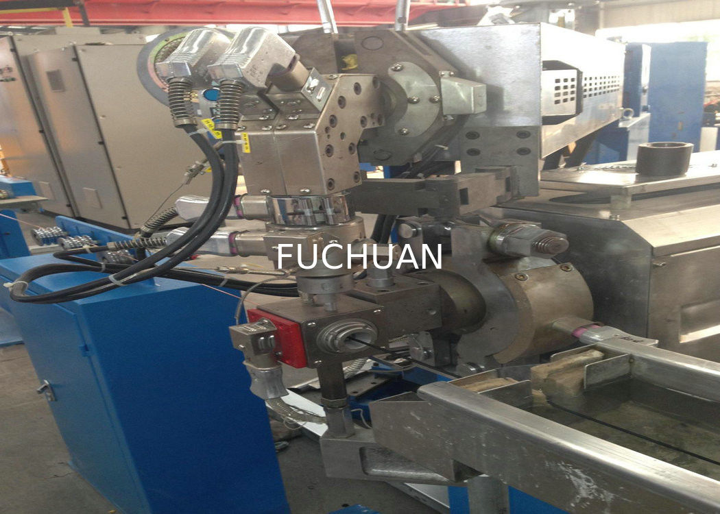 Fuchuan Sky Blue Electrical Core Wire Extrusion Line 500Rpm Max Speed