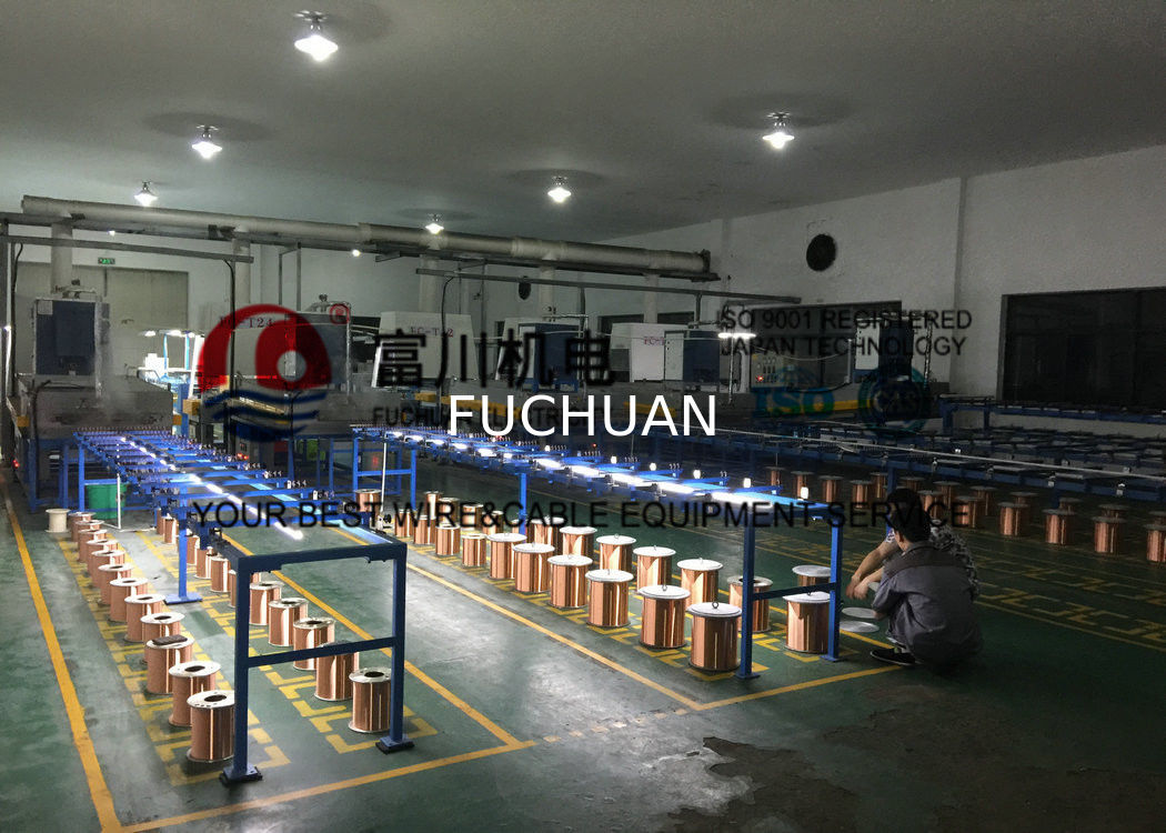 16 Pcs Wire Annealing Tinning Machine For Ultra Fine Round Copper Wire ...