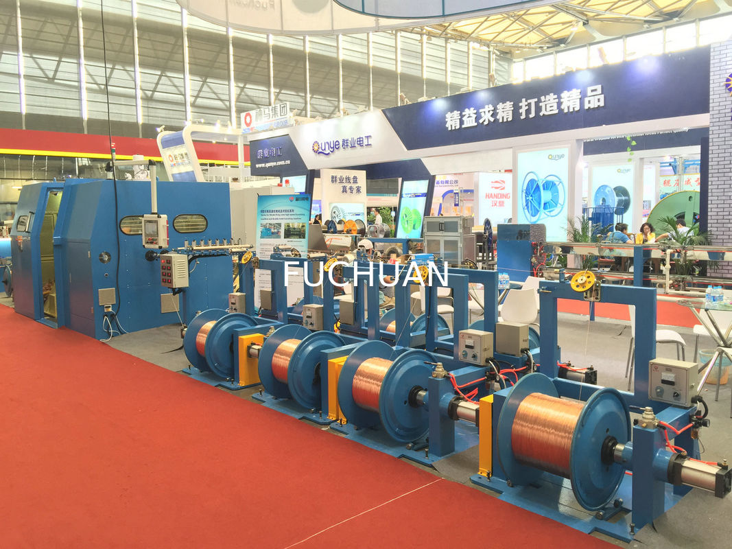 22kw Double Twist Bunching Machine For Core Wire , Normal Double Twist ...