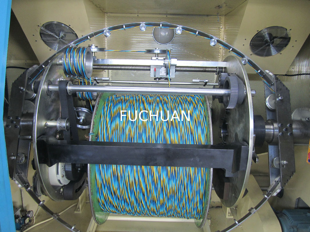 Fuchuan High speed double twist buncher bunching machine Wire Bunching ...