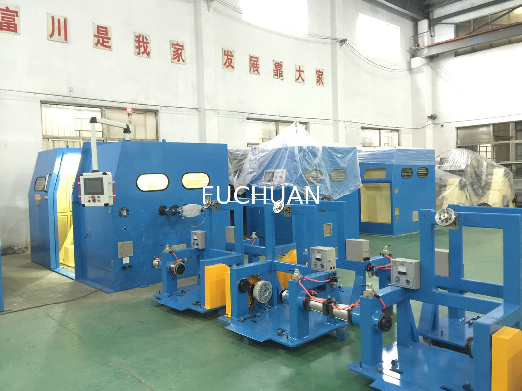 30kw Double Twist Buncher Machine For Core Wire , Normal Double Twist ...