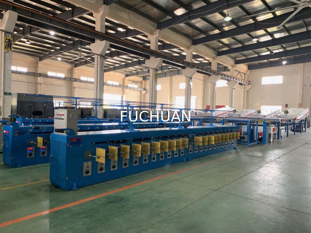 Hot Dip Tinned Wire Annealing Machine For Ultra Fine Round Copper Wire