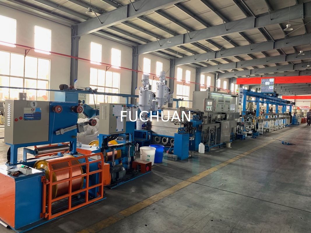 High Power Wire Extruder Machine For LAN Cable 2 Φ2.5-3.0mm Diameter