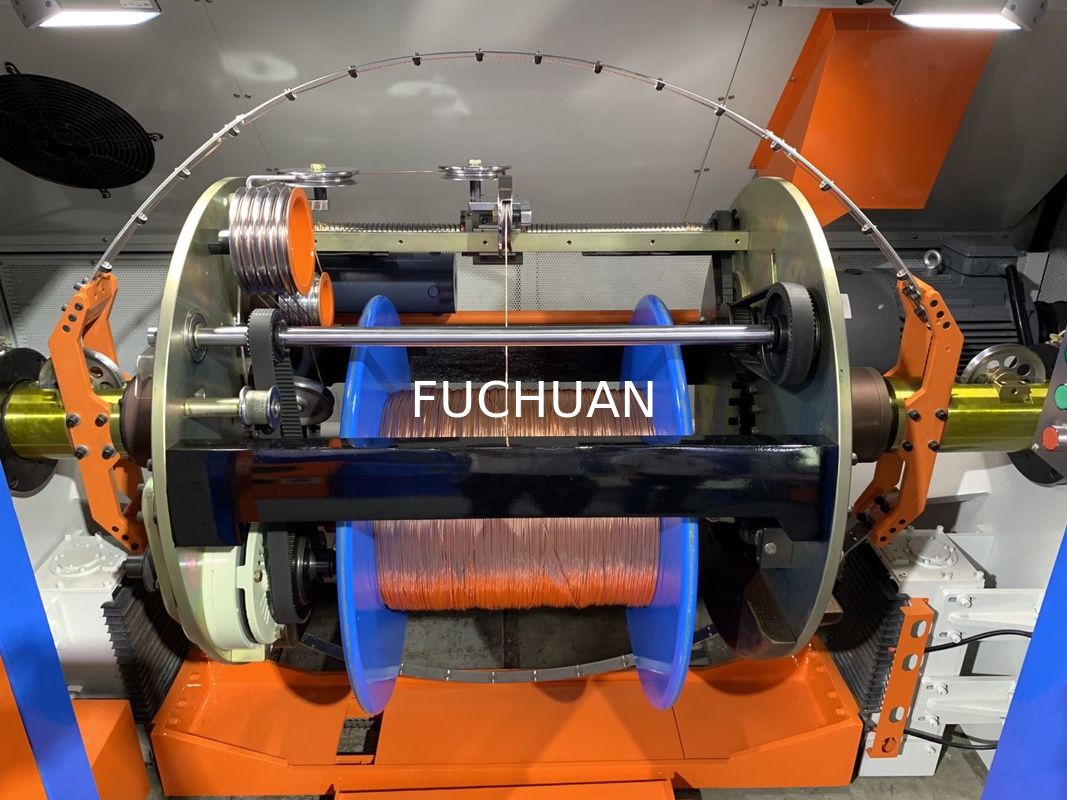 7.5kw 2000RPM Cable Twisting Machine 0.41 / 0.52 / 0.64mm Wire Twist ...