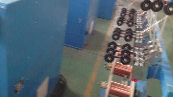 Automatic Wire Cable Buncher Double Twist Buncher , Cable Bunching Machine