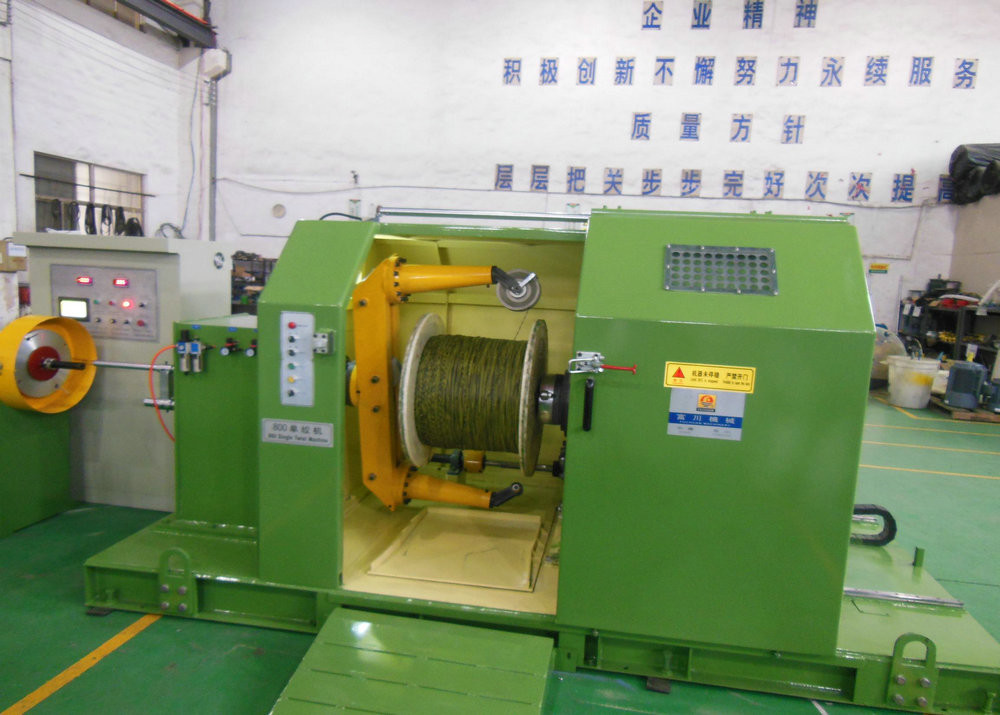 Durable Cable Twisting Machine / Single Twist Core Wire Stranding Machine