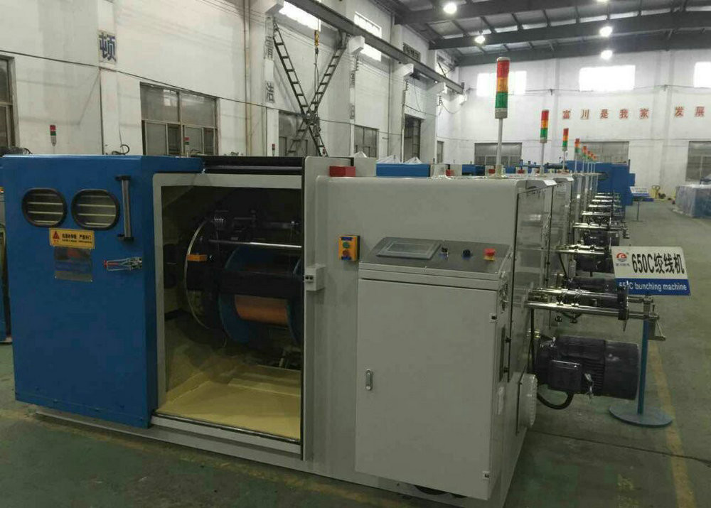 7pcs Nickel Wire Twisting Machine / Bunching machine Diameter 630Mm ...