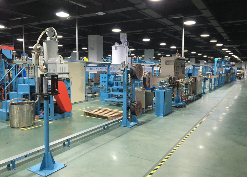 Cable Extruder Machine For BV Building Wire With Finished Dia 2-5mm ...